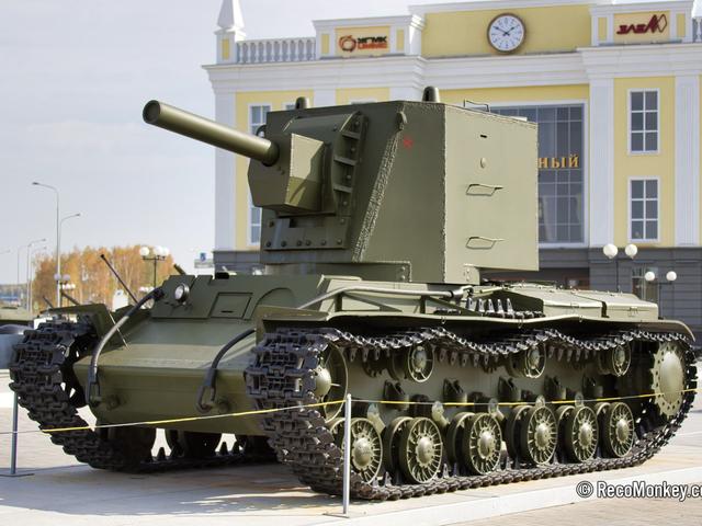 实拍威力巨大、刀枪不入的苏联KV-2坦克|坦克|苏联|实拍|威力_新浪新闻