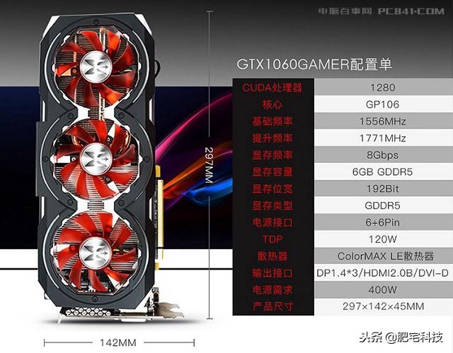 GTX1050Ti和GTX1060性能相差大吗?GTX1060和1050Ti区别!
