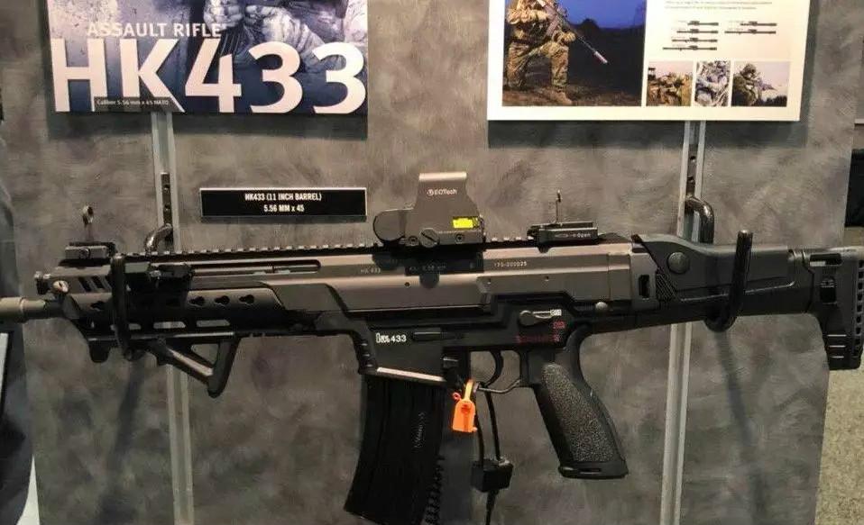 枪械暴力美学-新型突击步枪HK433成为德国造的典型代表