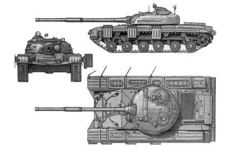 T-64主战坦克：曾是苏联最强，创造多个世界制造史上第一！|炮塔|并列机枪|车体|射程|护套_新浪新闻