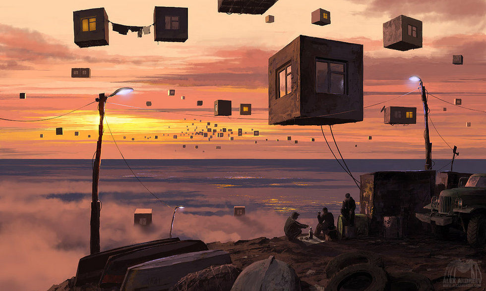 美图汇-俄罗斯艺术家Alex Andreev|艺术家|俄罗斯|简笔画_新浪新闻