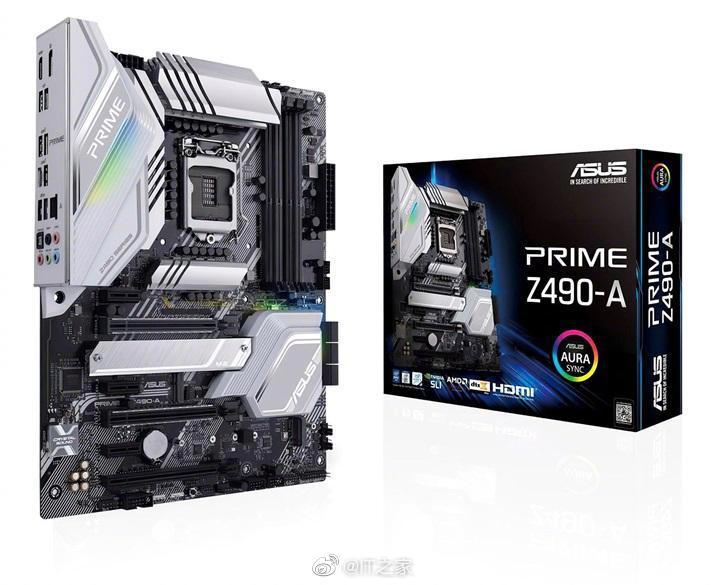 英特尔 Z490 主板外观曝光：CPU 8+4 pin 强力供电__财经头条