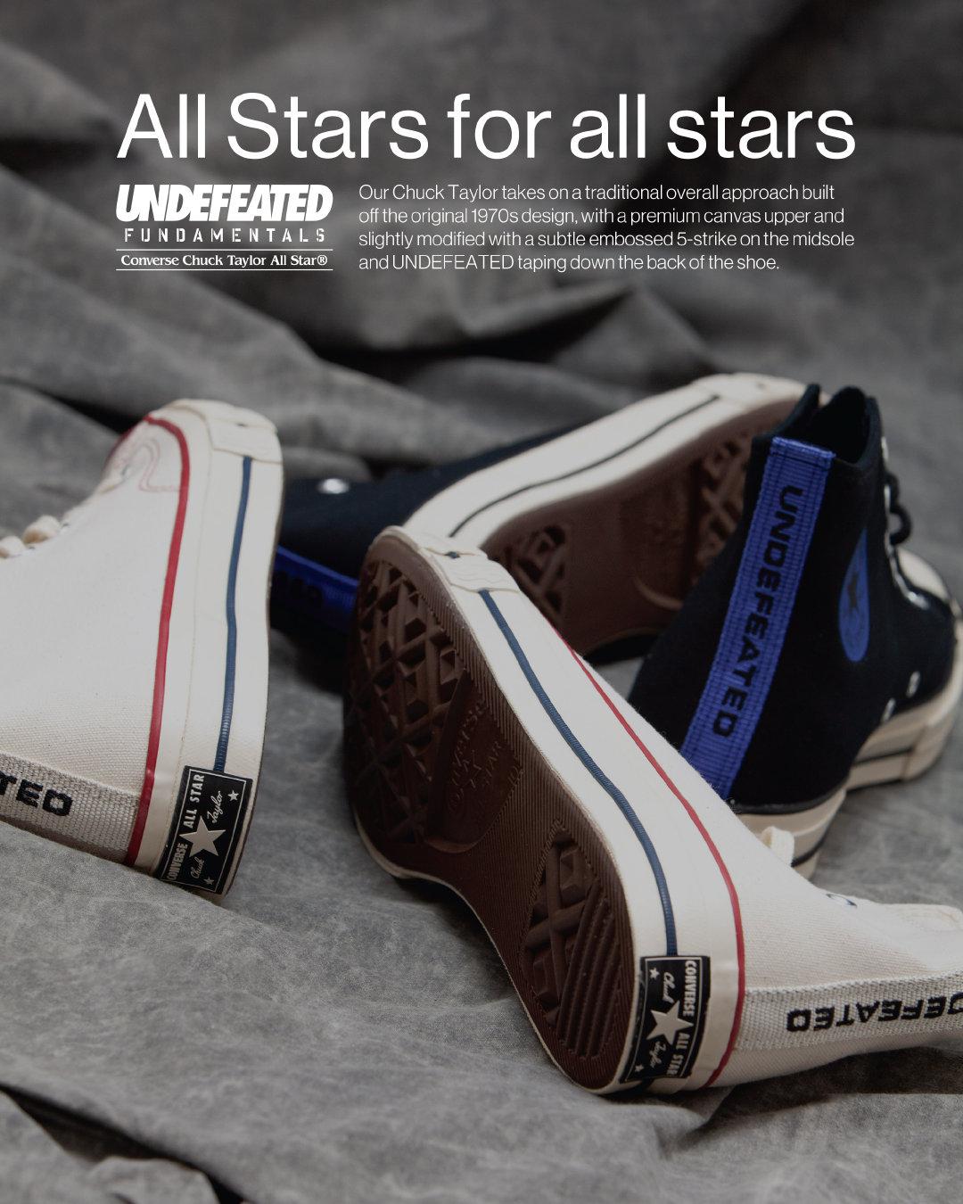 UNDEFEATED 与 CONVERSE 携手打造的全新联名 CHUCK 70 登场