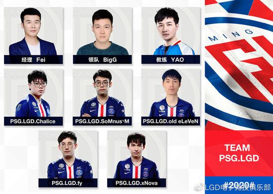 PSG.LGD官宣阵容：老十一加盟_新浪游戏_手机新浪网
