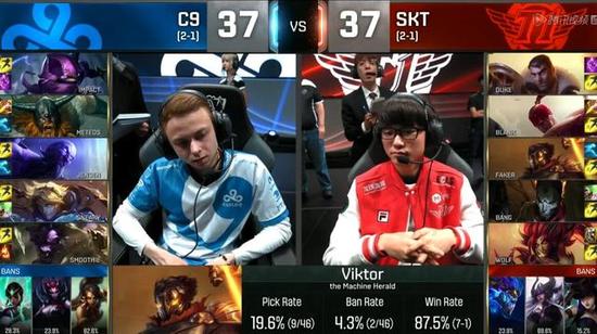 S6 10日第二场：SKT稳住前期劣势 Faker爆炸输出-新浪电竞_电竞赛事_直播报道_新浪电子竞技