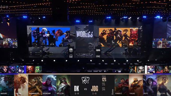 《英雄联盟》S12小组赛JDG二连胜 1:0战胜LCK三号种子DK战队-新浪电竞_电竞赛事_直播报道_新浪电子竞技