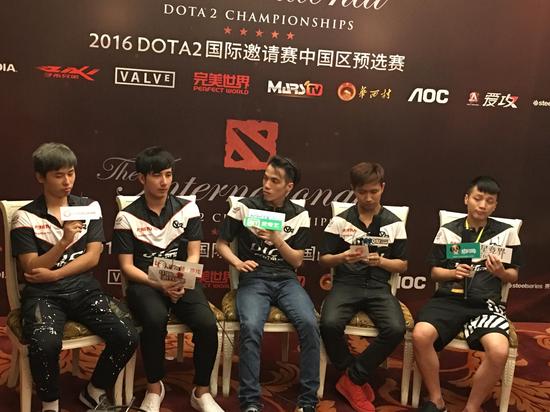 TI6晋级战队VG.R赛后采访：教练梦回十年前-新浪电竞_电竞赛事_直播报道_新浪电子竞技