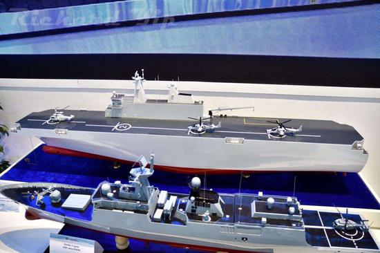 054AE护卫舰亮相阿布扎比 升级雷达搭配C-803导弹|护卫舰|雷达|阿布扎比_新浪军事_新浪网