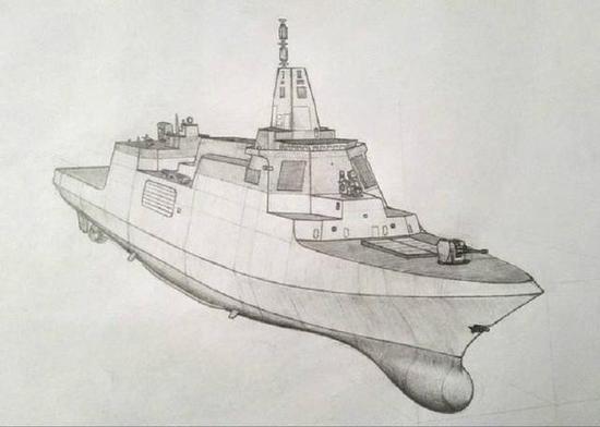 中国大型驱逐舰技术首超美国：055舰领先西方一代_手机新浪网