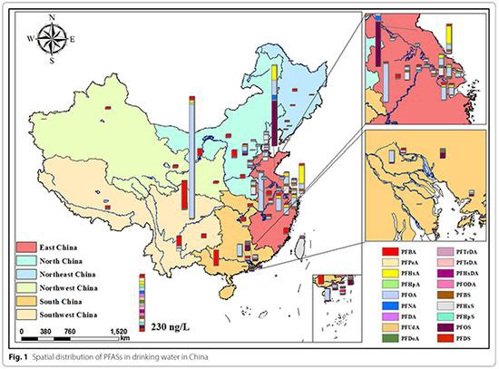 研究：中国若干城市饮用水中或含有较高浓度PFAS，将影响健康_手机新浪网