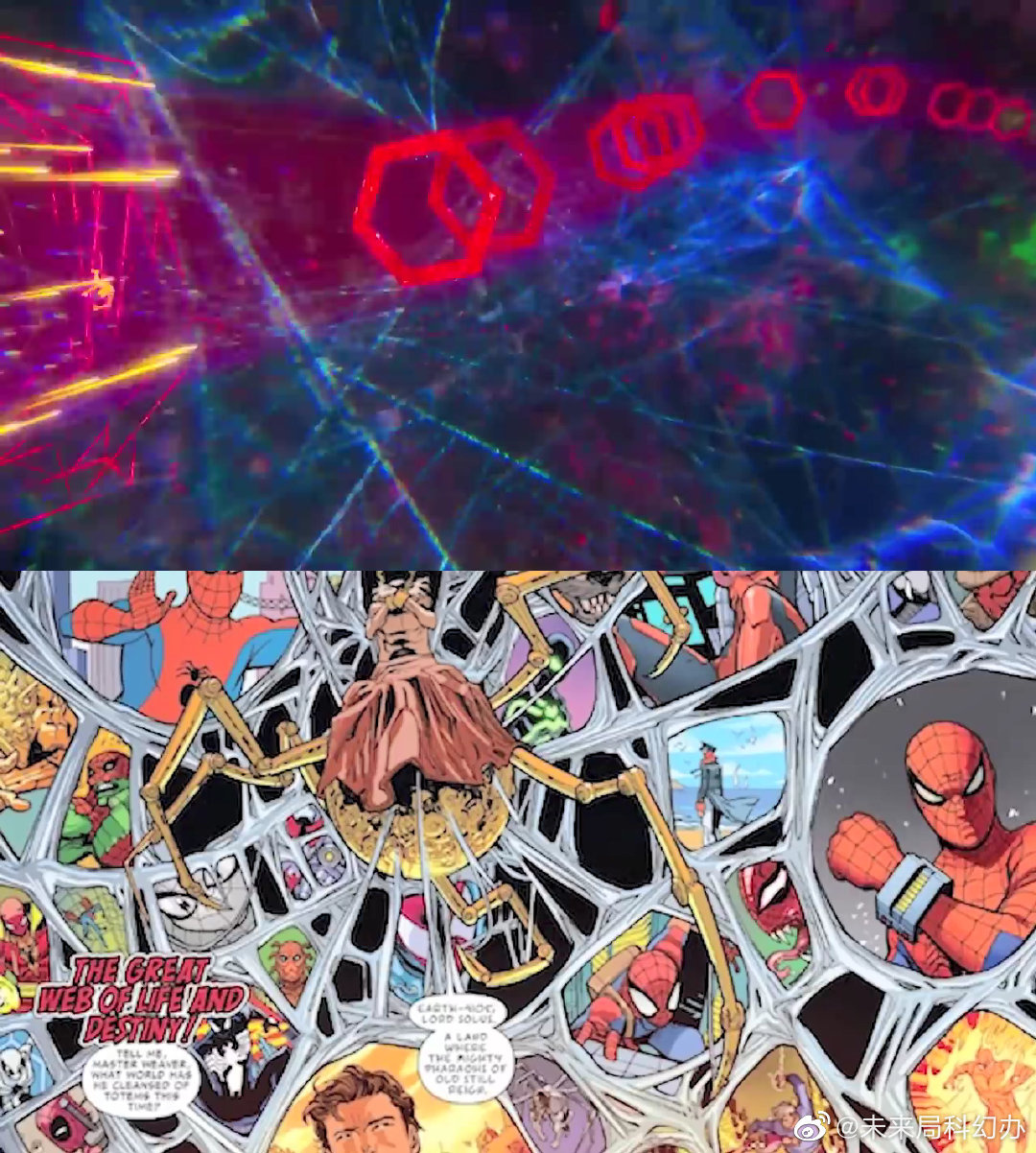 蜘蛛侠：纵横宇宙（上）》预告彩蛋汇总】1、前作《蜘蛛侠：平行宇宙》的最后一个镜头，是迈尔斯躺在床上听歌，一个传送门在他上方打开——这也是新电影 ...