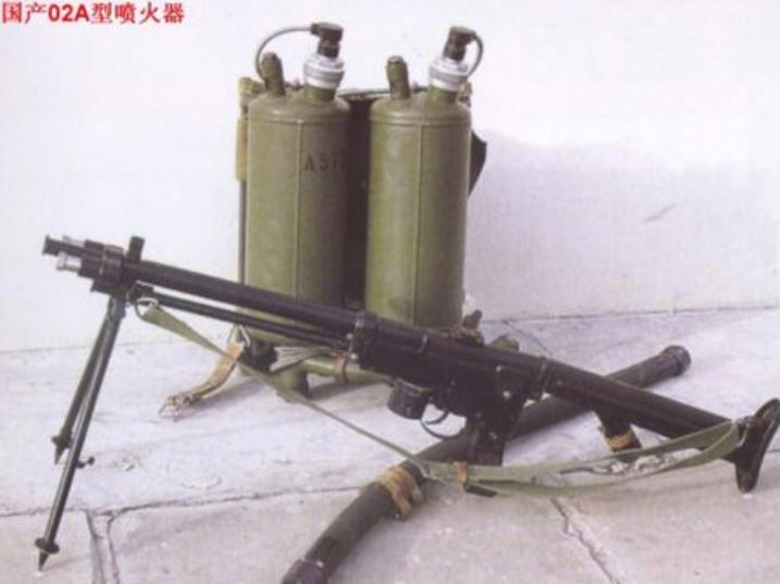 Fire and brimstone: Chinese flamethrower operators attacking Vietnamese ...