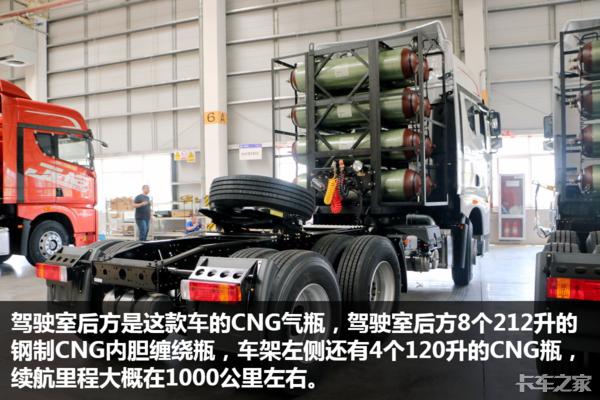 12个气罐全加满能跑1000多公里，解放JH6 CNG评测-新浪汽车