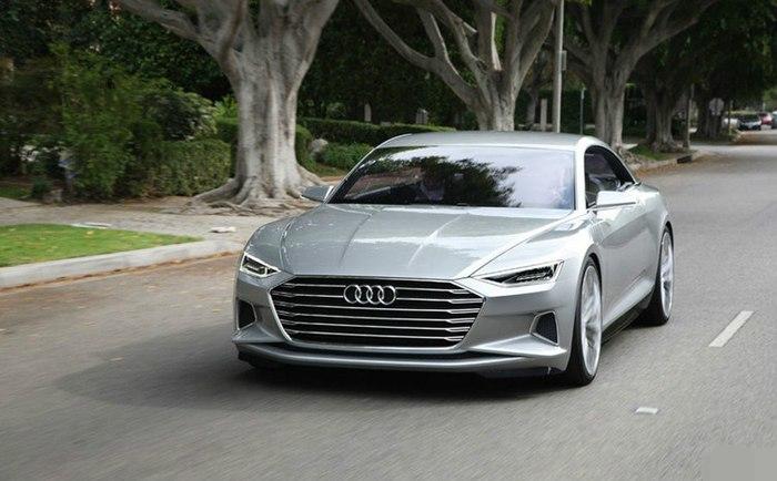 街拍奥迪A9, 一改低调形象, 霸气外露-新浪汽车