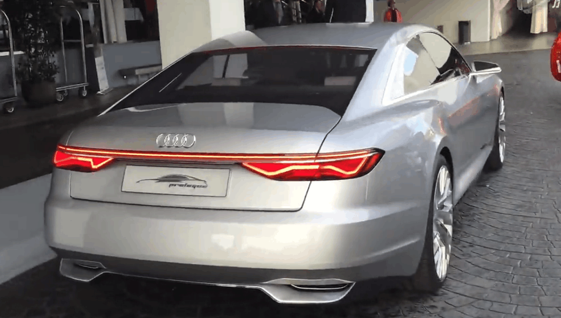 街拍奥迪A9, 一改低调形象, 霸气外露-新浪汽车