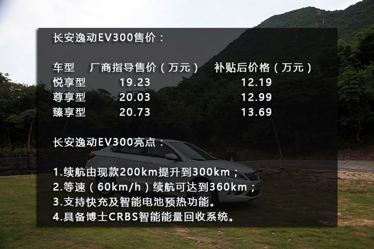 宋楠：续航300公里！长安CS15EV/逸动EV300深度试驾-新浪汽车