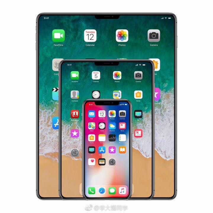 Apple全家桶概念图iPhoneX iPad