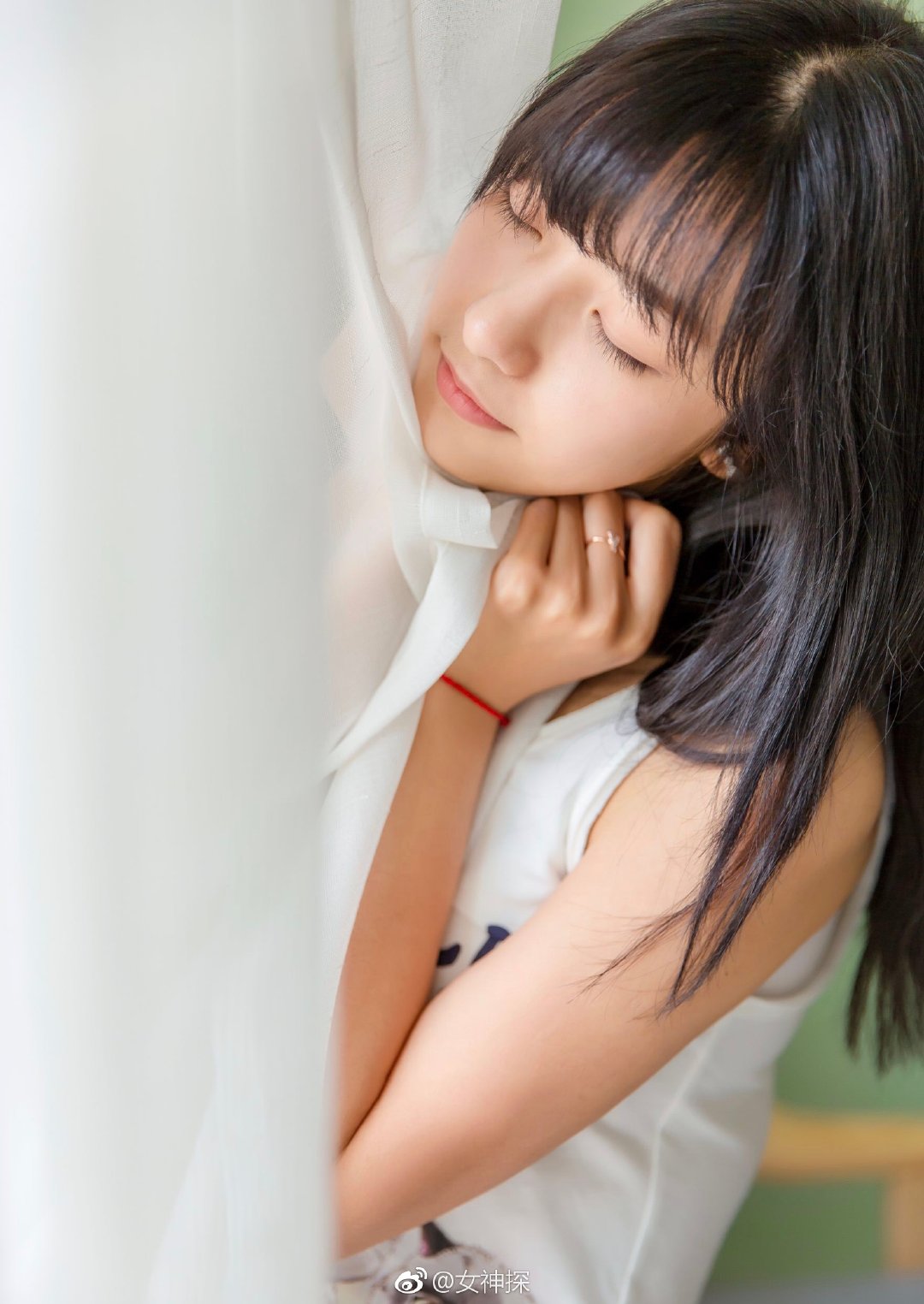 纯真美丽的可爱女生，好清纯的感觉。|可爱|女生_新浪新闻