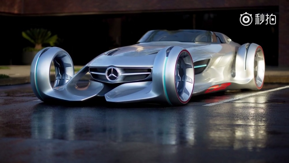 奔驰Silver Arrow概念车，自从狂野飙车卸载后，我再也没开过了 ...