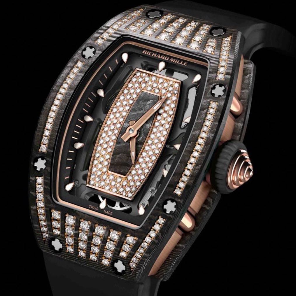 难度升级：NTPT碳+钻石理查德米勒RM07-01和RM037