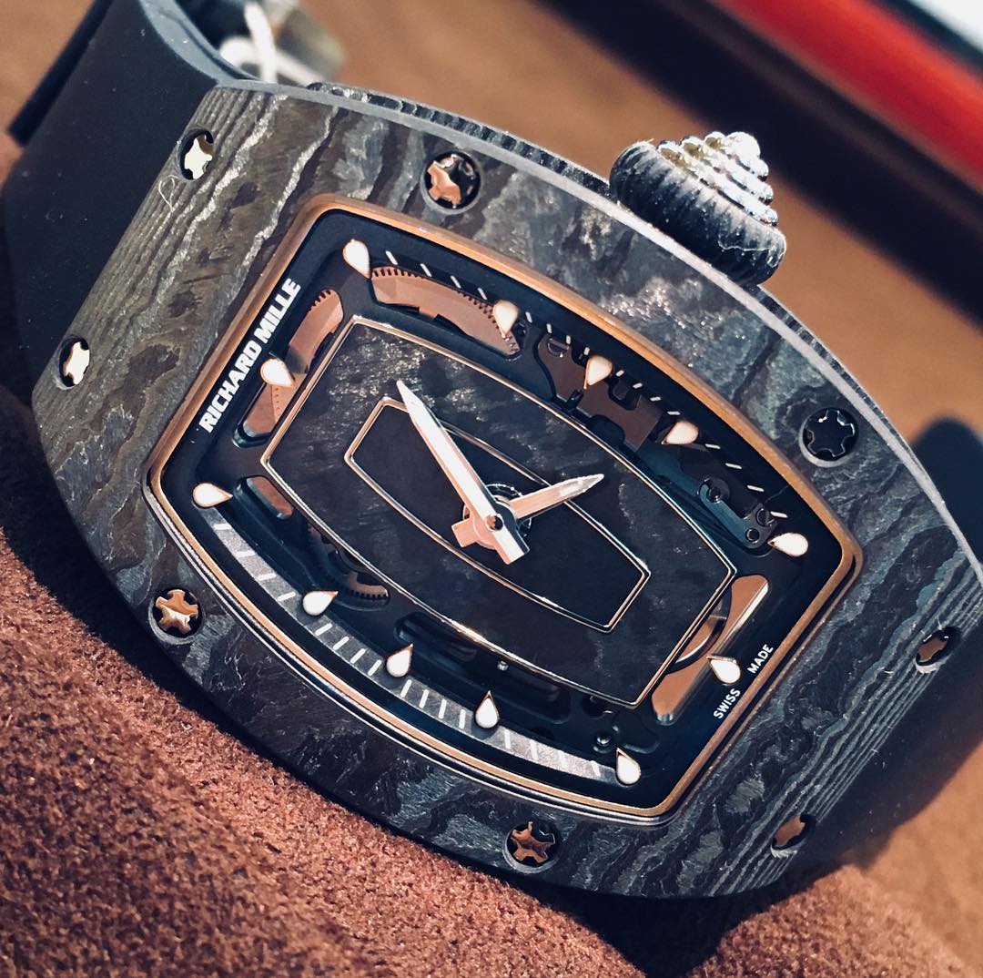 难度升级：NTPT碳+钻石理查德米勒RM07-01和RM037