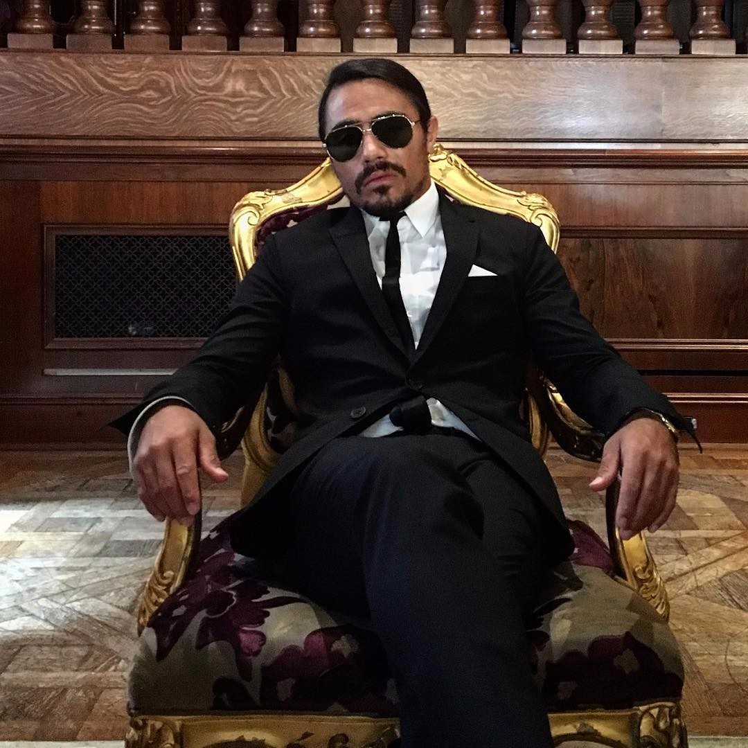 手肘最咸的男人-撒盐哥Nusr Et照片一组（Salt bae）