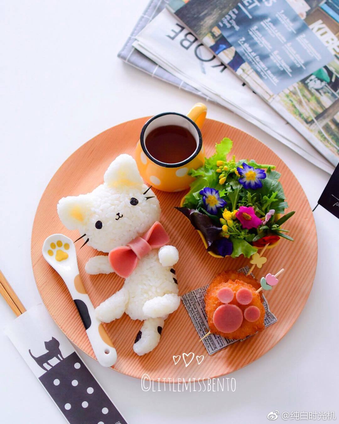 充满童真欢乐的卡通午饭🍱