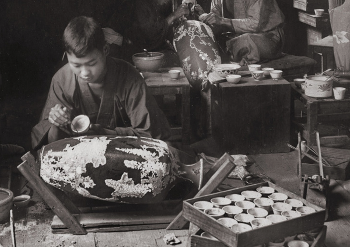 老照片：20世纪初日本横滨旧影，当时的日本人日常生活如何