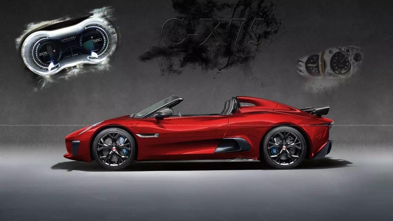 概念即将成真？ 捷豹 C-X75官方渲染图发布