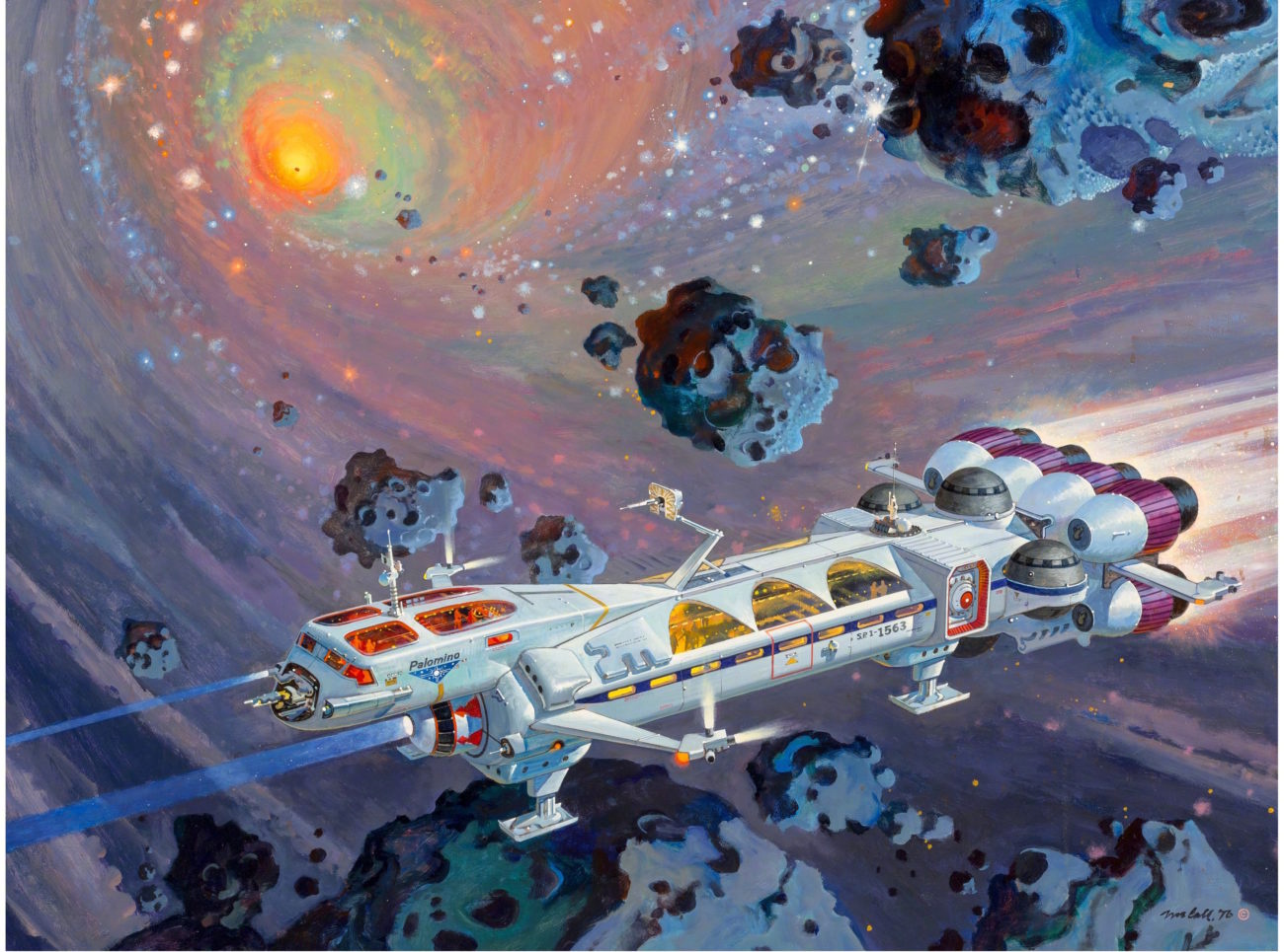Robert Theodore McCall（1919~2010）是美国的太空概念艺术家|艺术家|电影|库布里克_新浪新闻