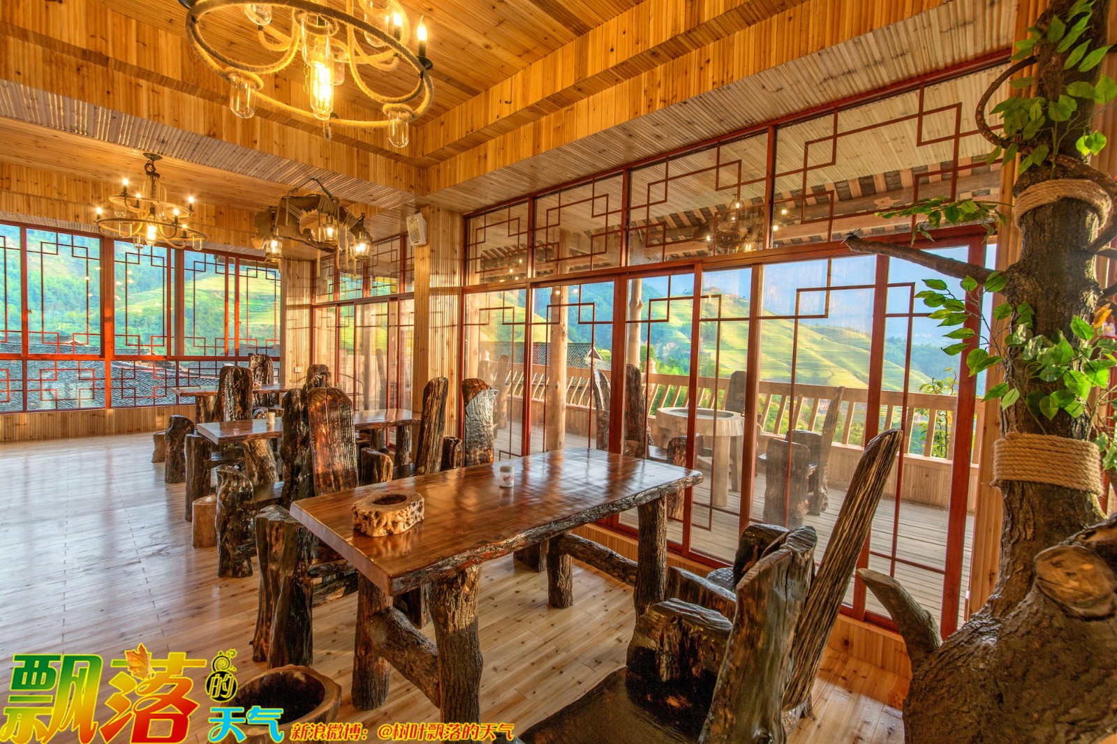 天下奇观龙脊梯田上的中国风——龙脊一号观光酒店