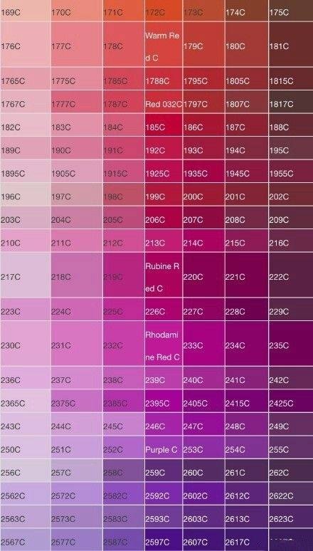 国际通用的潘通色值，转需！
