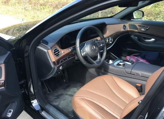 广东小伙花101万买2018款奔驰S320L: 开到公园里拍照-新浪汽车