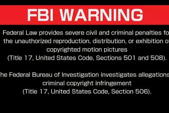 美国FBI的告知，为何会出现在日本电影开头？