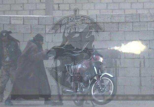 W85高射机枪与摩托完美结合于中东，欧美：中国军品民品都结实