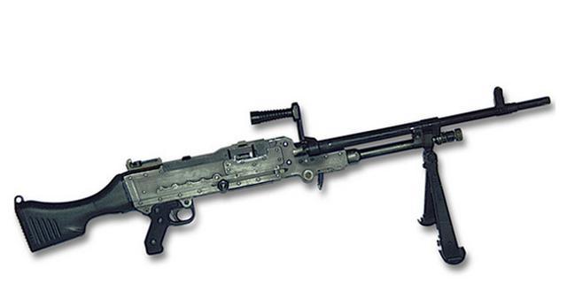 英国把比利时一机枪改进为L7A1通用机枪