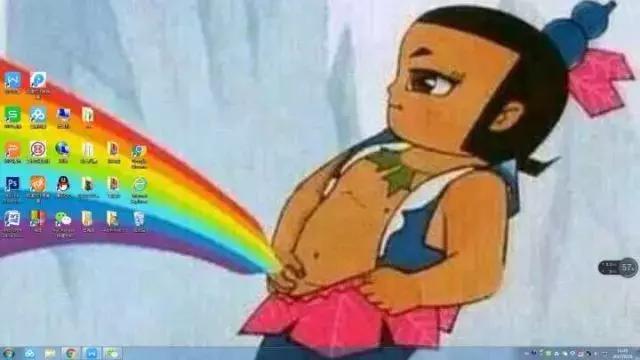 搞笑分享：网友盘点那些搞笑的电脑桌面，笑翻了|桌面|电脑|工作_新浪新闻