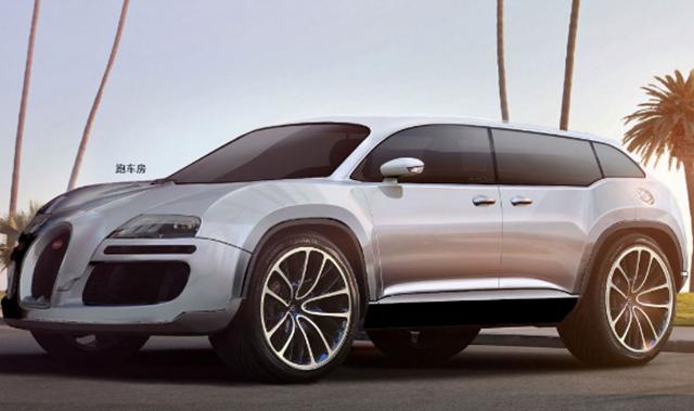 布加迪首款SUV曝光-新浪汽车