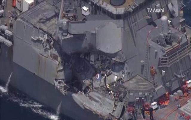 盘点2017年美国军舰撞船事故|军舰|撞船|盘点_新浪新闻