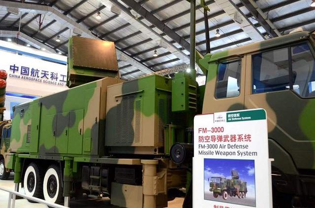 新锐中近程防空导弹FM-3000亮相！360度拦截！以一敌八