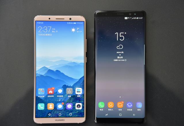 三星Note8 VS 华为Mate10Pro：谁才是安卓旗舰No.1外观篇__财经头条