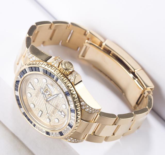 劳力士Rolex 格林尼治型II系列116758 SA-78208密镶钻|镶钻|手表|黄金_新浪新闻