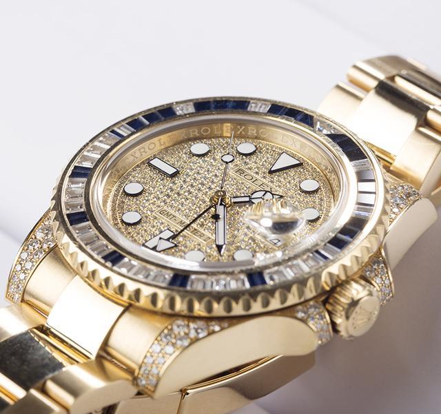 劳力士Rolex 格林尼治型II系列116758 SA-78208密镶钻