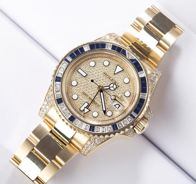 劳力士Rolex 格林尼治型II系列116758 SA-78208密镶钻