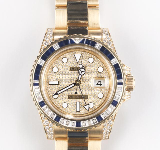 劳力士Rolex 格林尼治型II系列116758 SA-78208密镶钻|镶钻|手表|黄金_新浪新闻