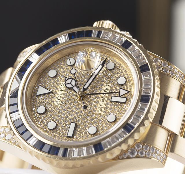劳力士Rolex 格林尼治型II系列116758 SA-78208密镶钻|镶钻|手表|黄金_新浪新闻