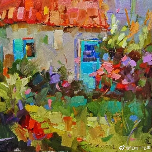 Dreama Tolle Perry来自法国的静物花卉艺术家她的风景油画色彩很鲜|油画|艺术家|法国_新浪新闻