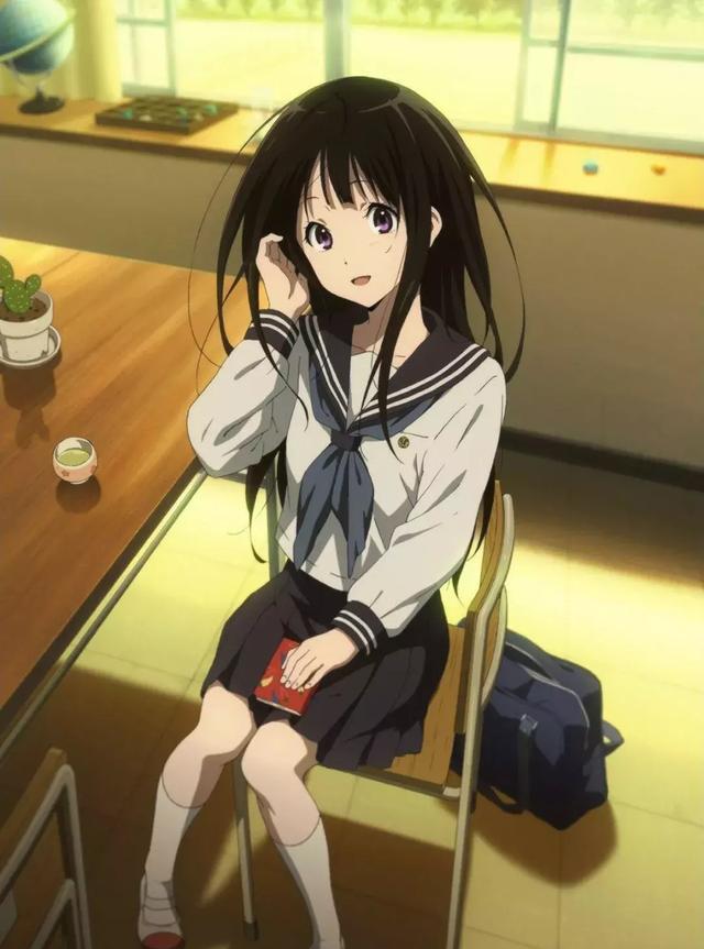 本期壁纸为“千反田爱瑠”|壁纸_新浪新闻