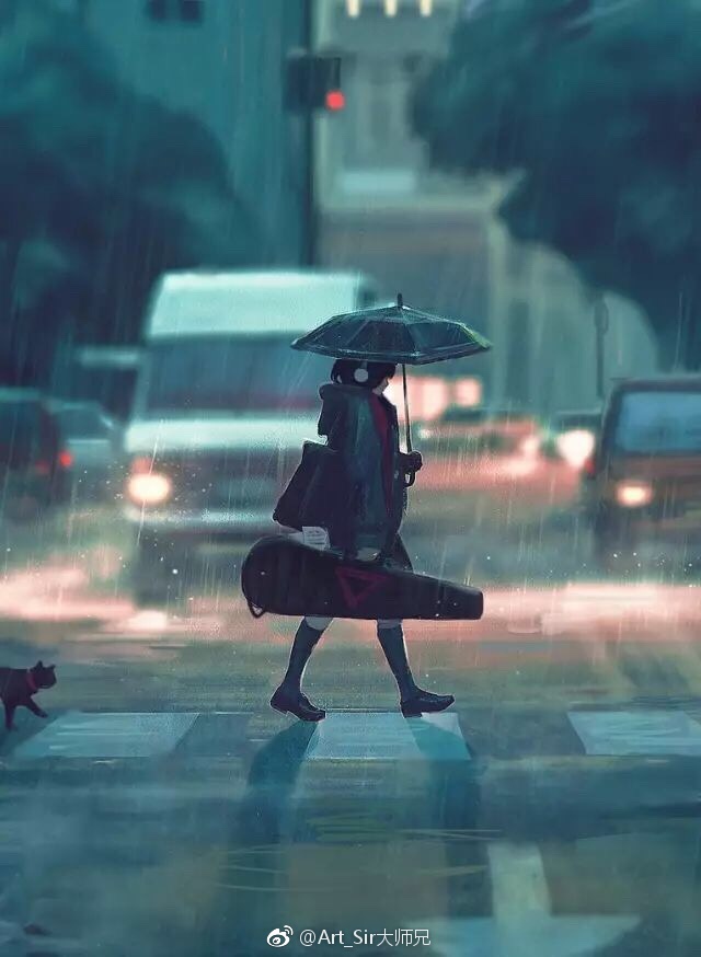 故事中的女孩|新加坡插画师 Guweiz 炜炜 新加坡 插画师 女孩 新浪新闻