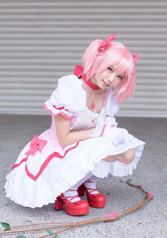 每日一吸enako能量 动漫魔法少女小圆cos赏析|魔法少女小圆|动漫|浮生_新浪新闻